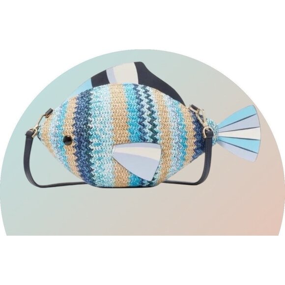 kate spade | Bags | Kate Spade Kg739 What A Catch 3d Fish Crossbody ...